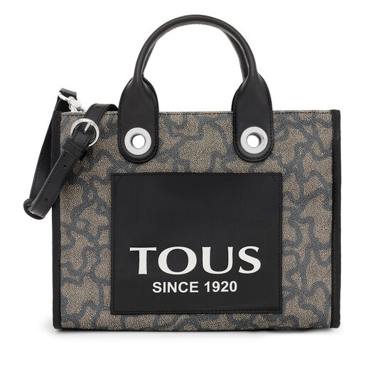 Mittelgroße Shoppingtasche Amaya Kaos Icon in Schwarz | TOUS