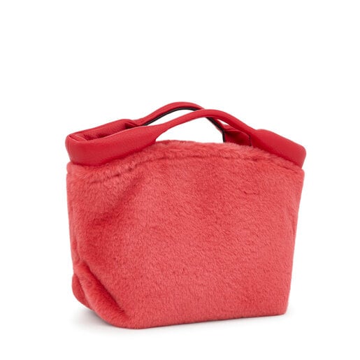 Small coral-colored TOUS Balloon Wild Tote bag | TOUS