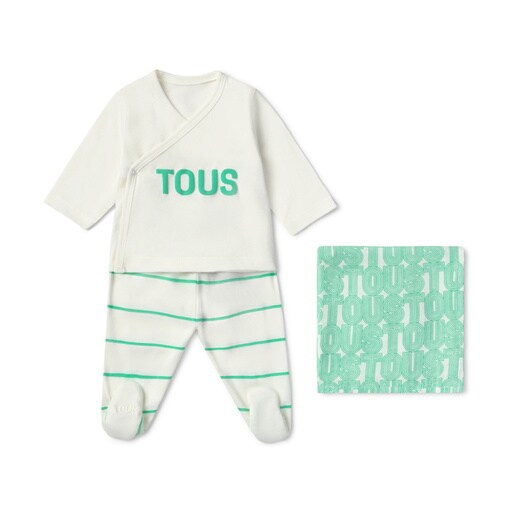 Newborn baby set in Vibrant green | TOUS