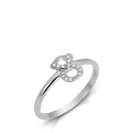 Anillo Infinit de Oro blanco | TOUS