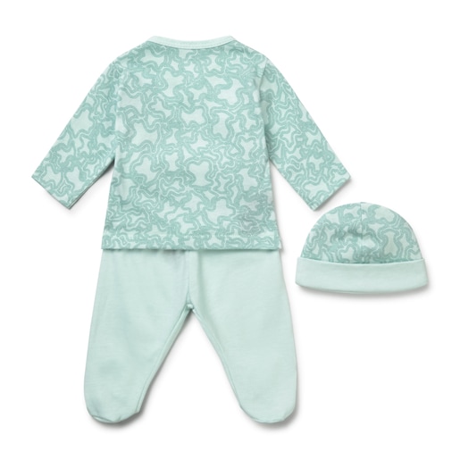 Newborn baby outfit in KaosP mist | TOUS