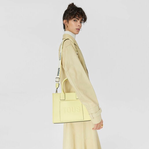 Sac shopping Amaya TOUS La Rue moyen jaune | TOUS