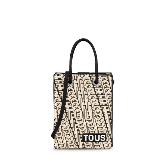 Mini bolso Pop beige y negro TOUS Vera | TOUS