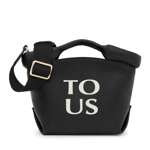 Small black leather TOUS Balloon Tote bag | TOUS