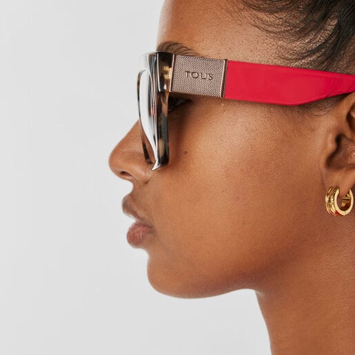 Gafas de sol Square Mesh rosa | TOUS