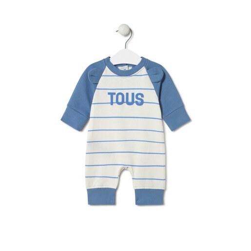 Baby playsuit in Vibrant blue | TOUS
