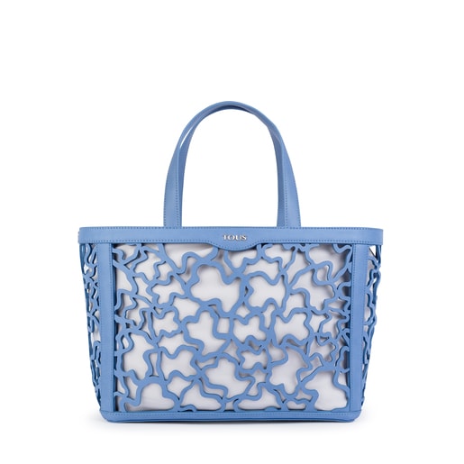 Medium blue Kaos Shock Tote bag - Tous | TOUS