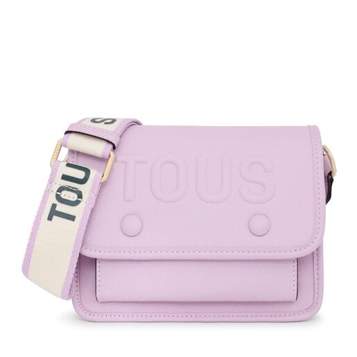 Small mauve TOUS La Rue Audree Crossbody bag | TOUS