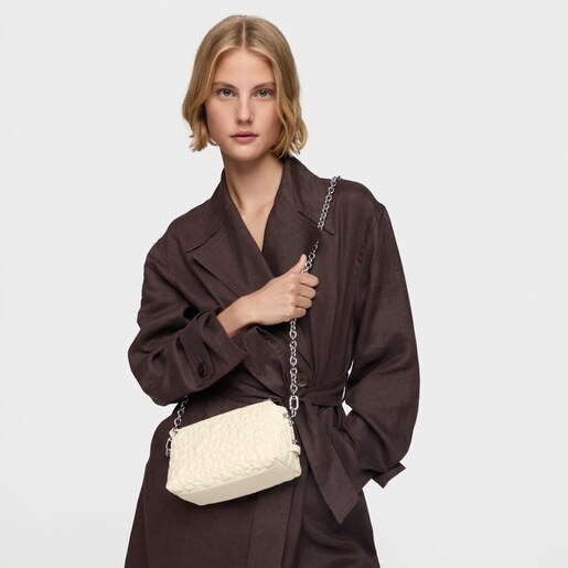 Small beige Crossbody bag TOUS Puffy Bear | TOUS