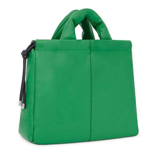 Saca grande verde de piel TOUS Cloud | TOUS