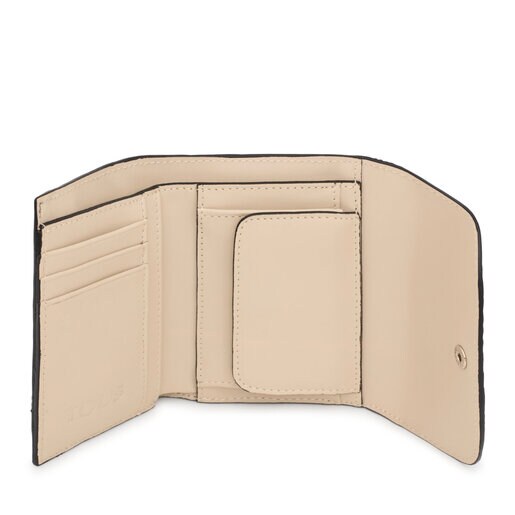 Lilac-colored leather TOUS Empire Card wallet | TOUS