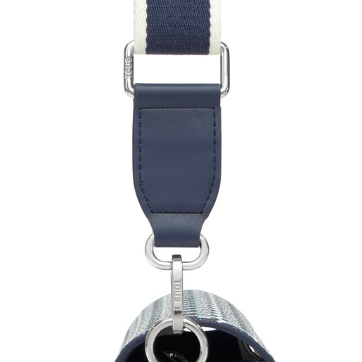 Medium navy blue Flap Crossbody bag TOUS MANIFESTO Essence | TOUS