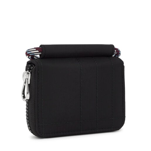 Black TOUS Empire Padded Hanging change purse | TOUS