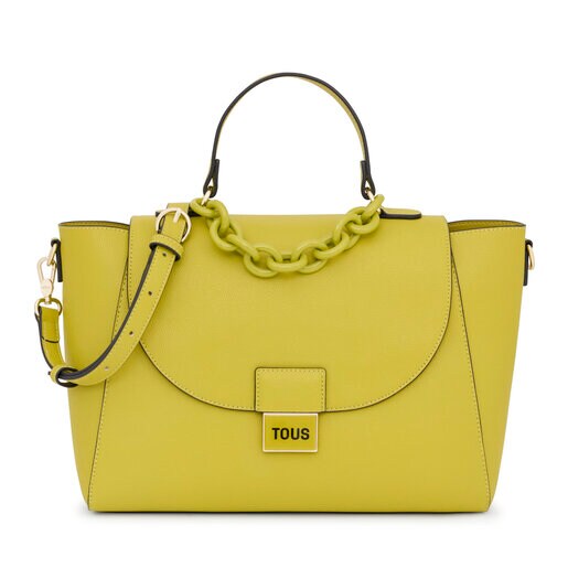 Large lime green TOUS Sylvia City bag | TOUS