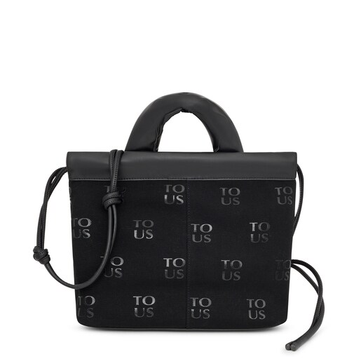 Medium black TOUS TO-US One-shoulder Bag | TOUS