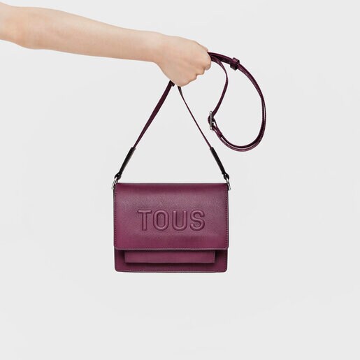 Small burgundy TOUS La Rue New Audree Crossbody bag | TOUS