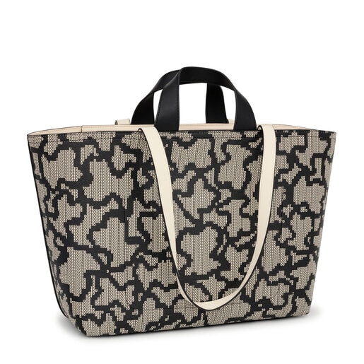 Medium black Kaos Pix Tote bag | TOUS