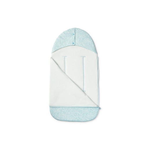 Multipurpose baby footmuff in Mix blue | TOUS