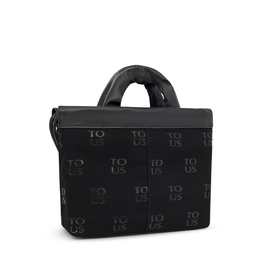 Medium black TOUS TO-US One-shoulder Bag | TOUS
