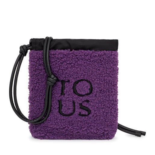 Mini bolso lila TOUS Empire Fur | TOUS
