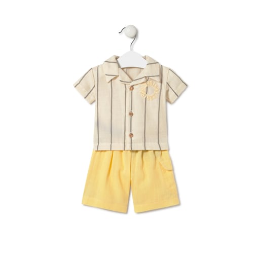 Baby boy s outfit in Classic yellow | TOUS