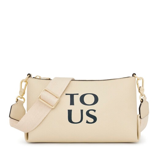 Beige leather TOUS Balloon crossbody bag | TOUS