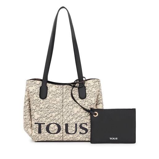 Small beige TOUS Kaos Mini Terra Tote Bag | TOUS