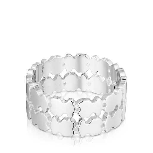 Anillo abierto doble de plata TOUS Sweet 40s | TOUS