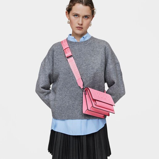 Small pink Audree Crossbody bag TOUS La Rue New | TOUS