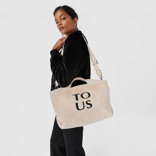 Capazo mediano beige TOUS Balloon Wild | TOUS