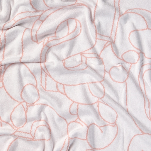 Manta de bebé reversible Nilo rosa | TOUS