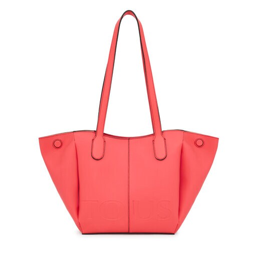 Small coral TOUS Terra Tote Bag | TOUS