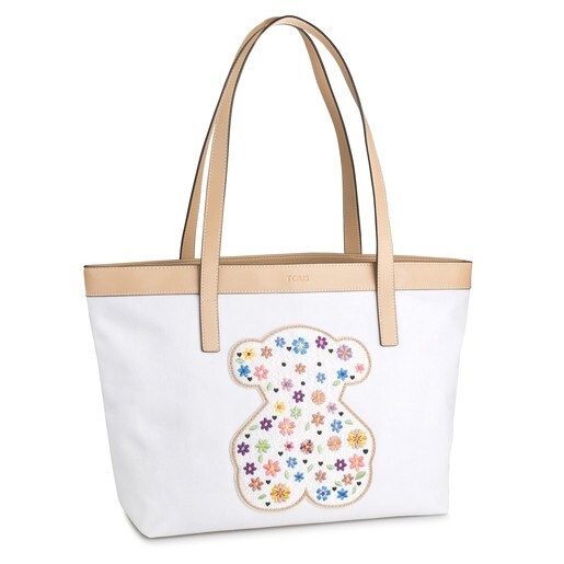 Shopping Crawford de Lona en color blanco | TOUS