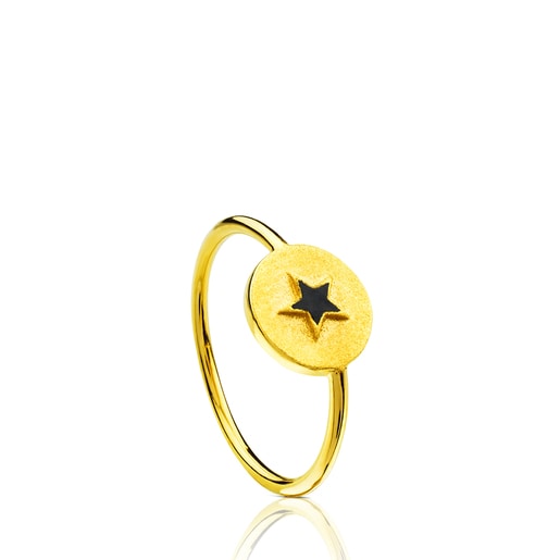 Vermeil Silver Bahia Mini Ring with Enamel - Tous | TOUS