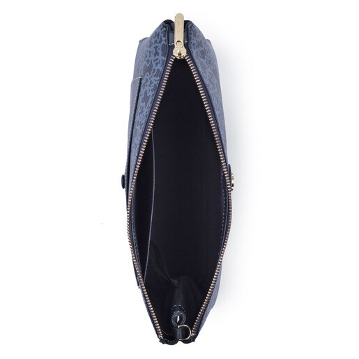 Large navy blue Kaos Mini shoulder bag | TOUS